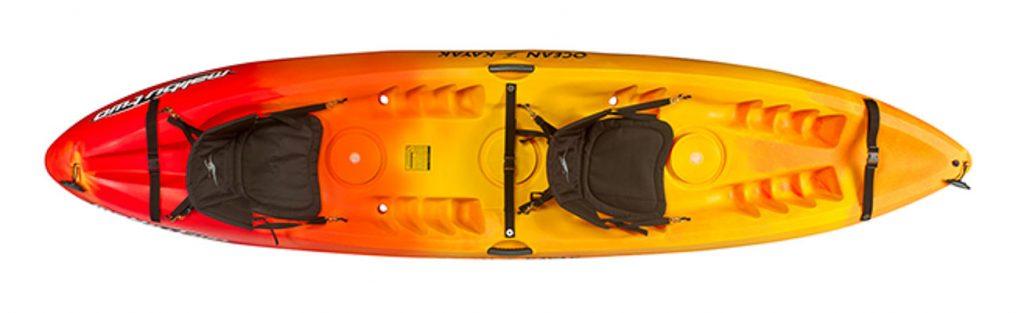Malibu Two Tandem sit on top Ocean Kayak